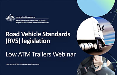 Department of Transport RVSA Trailers webinar resources now available ...