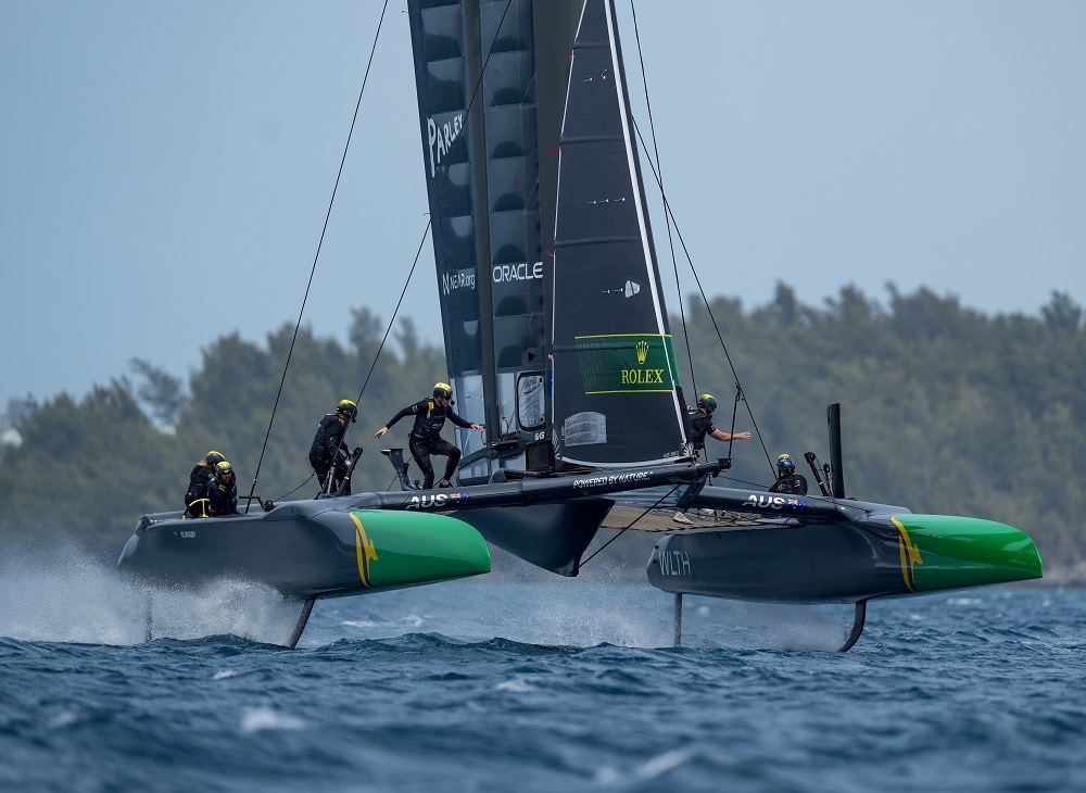 The Flying roo launches in Bermuda, with new sailor Natasha Bryant ...