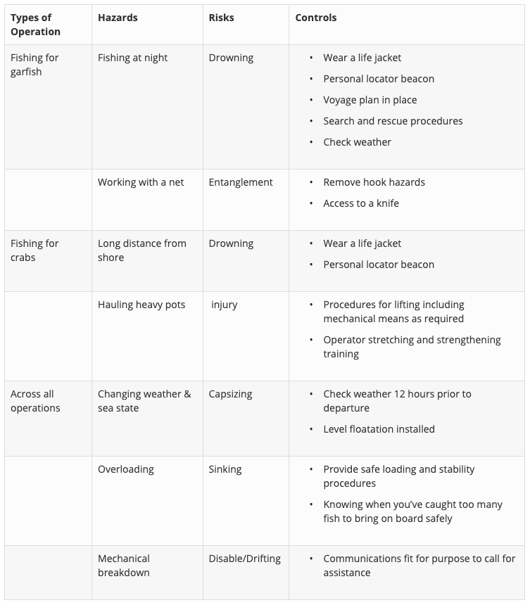 Guidelines for simplified risk assessments for small domestic ...