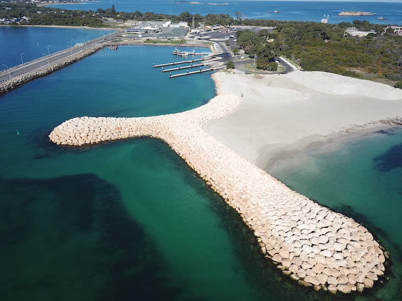 Point Peron Spur Groyne upgrades complete - Marine Business News