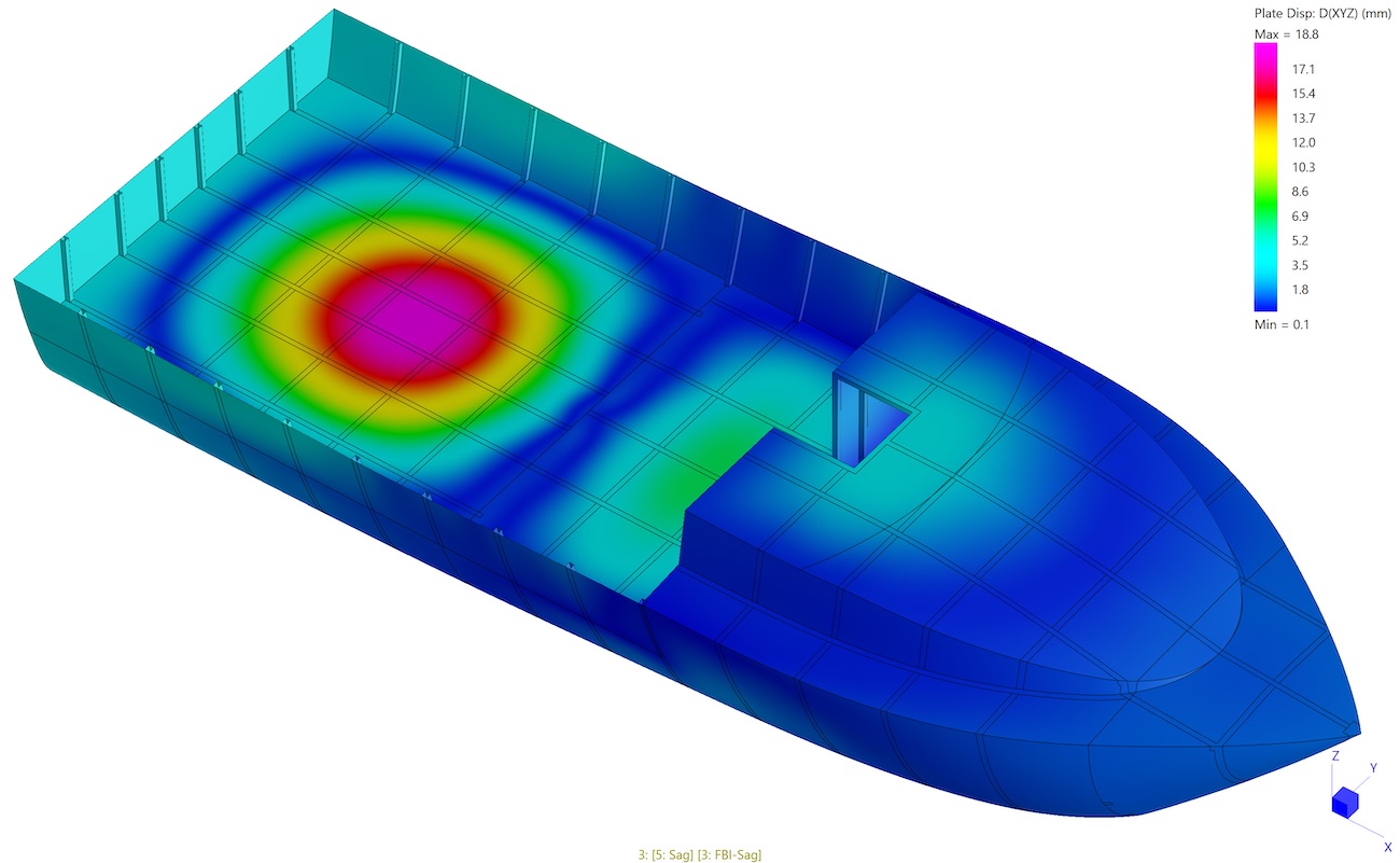 Poseidon Marine H2 releases early-stage images of finite element analysis - Marine Business News