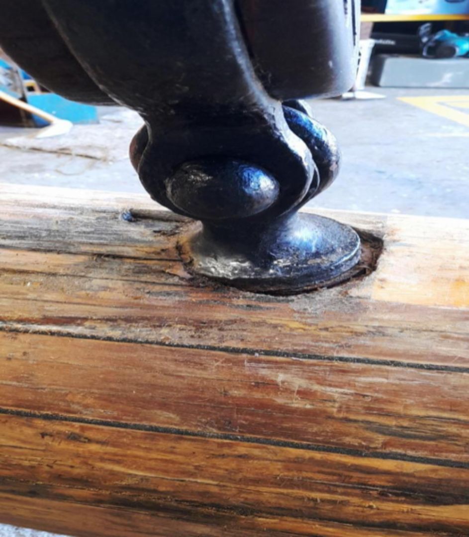 Restoring James Craig Jib Boom - Marine Business News