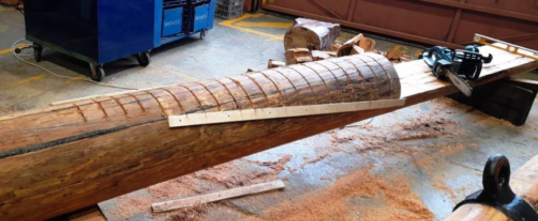 Restoring James Craig Jib Boom - Marine Business News