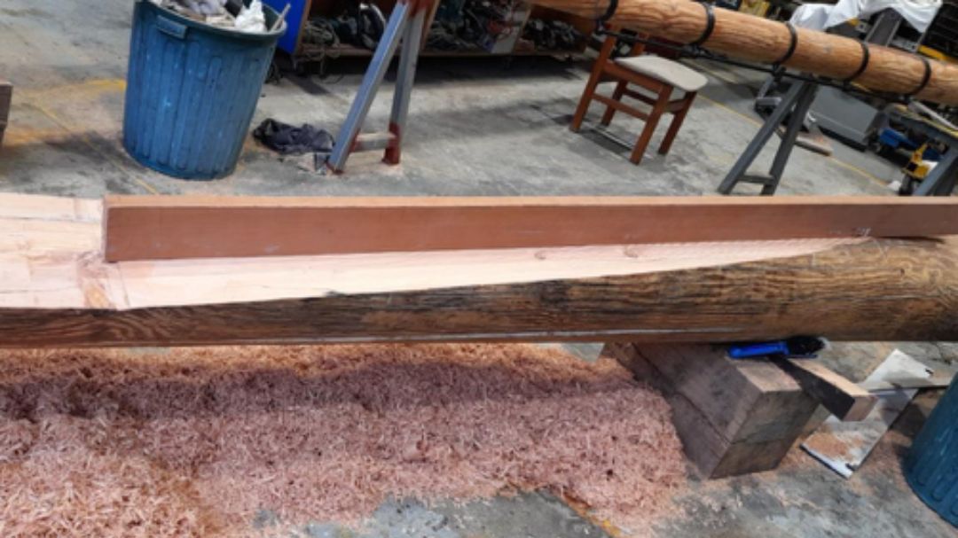 Restoring James Craig Jib Boom - Marine Business News