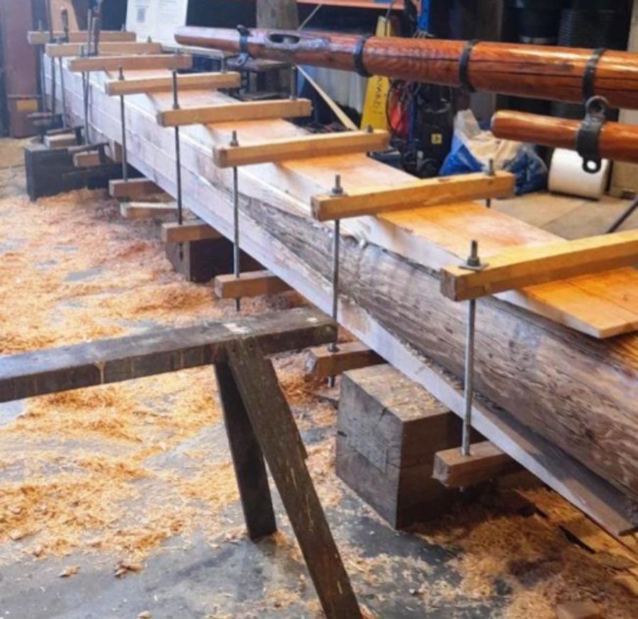 Restoring James Craig Jib Boom - Marine Business News