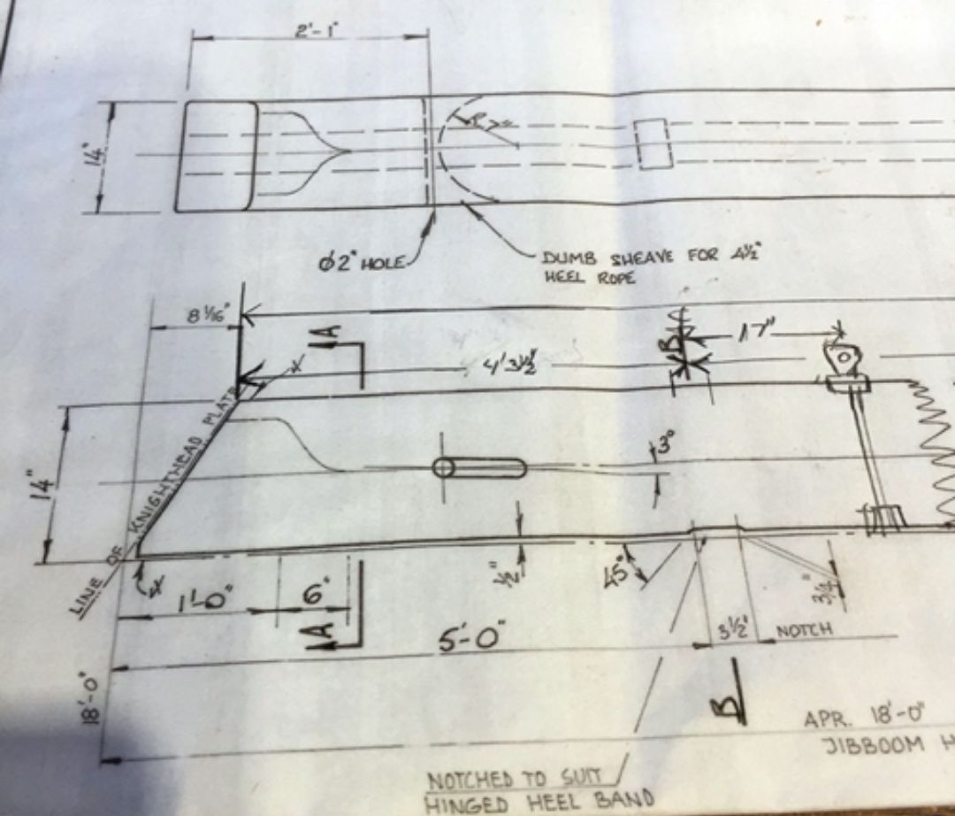 Restoring James Craig Jib Boom - Marine Business News