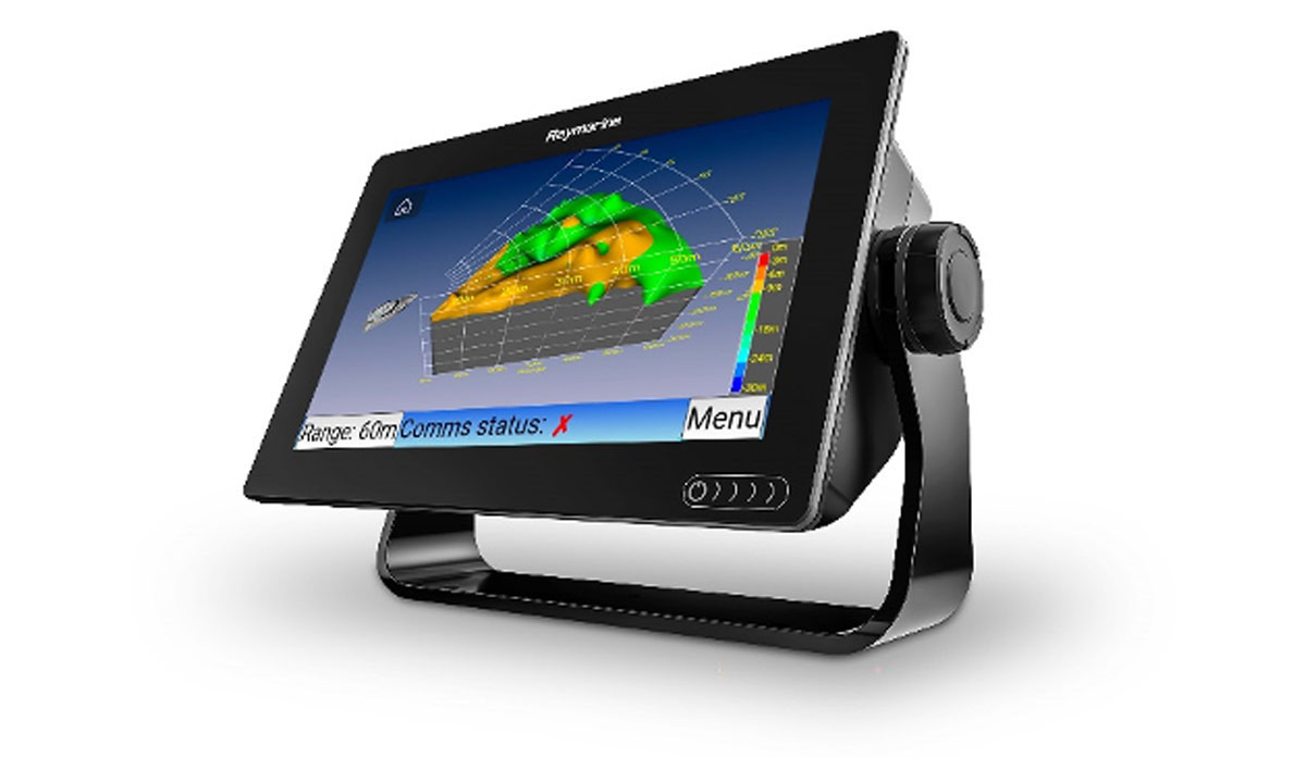 EchoPilot Forward Looking Sonar integration with Raymarine Axiom ...