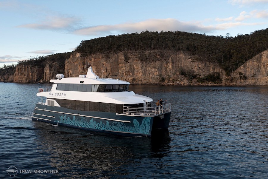 State of the art cruise vessel Odalisque III launched in Tasmania ...