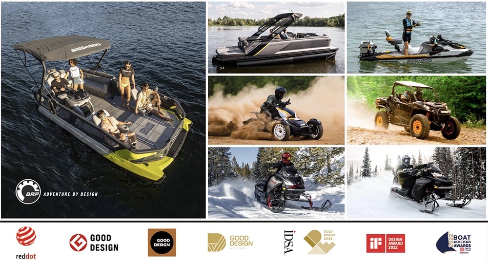 BRP’s design philosophy and know-how leads to 16 international design ...