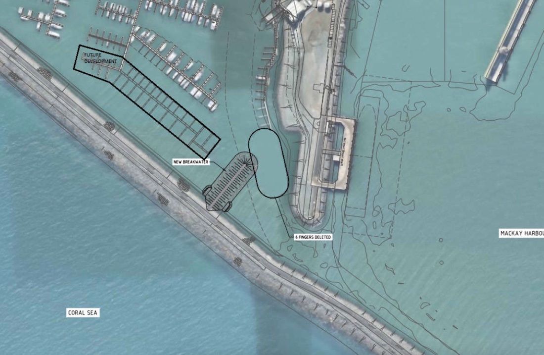 New Mackay Marina nib wall to commence in the coming months - Marine ...