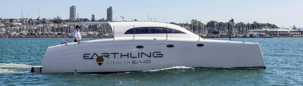 GREEN DREAM – Earthling E-40 Powercat review - Marine Business News