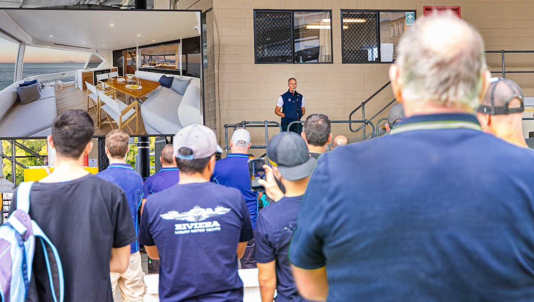 Riviera celebrates outstanding teamwork following Boat Show - Marine ...