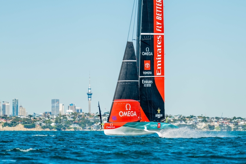 AC40s Shaping AC37 for Emirates Team New Zealand - Marine Business News