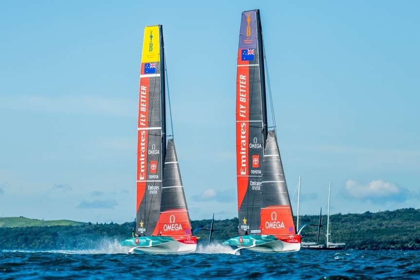 AC40s Shaping AC37 for Emirates Team New Zealand - Marine Business News