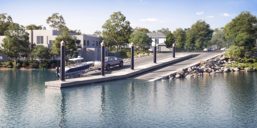 Construction begins on new boat ramp at Weinam Creek, Queensland ...