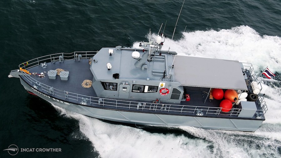 Incat Crowther Delivers New High Performance Patrol Vessel - Marine ...