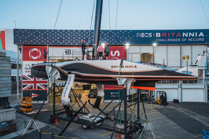 INEOS Britannia reveal RB3 before dawn - Marine Business News