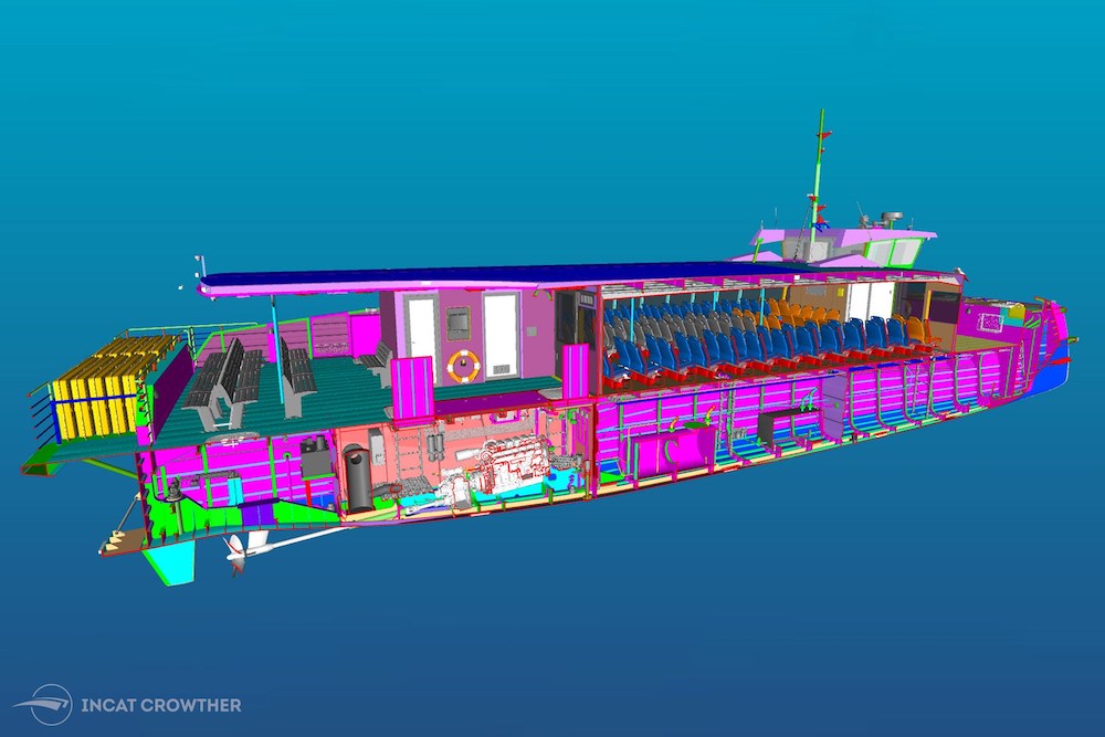 First vessel in new fleet of next generation Parramatta River ferries ...