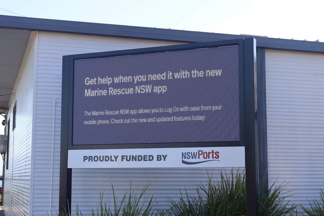 The sign to help save lives at Marine Rescue Port Kembla - Marine ...