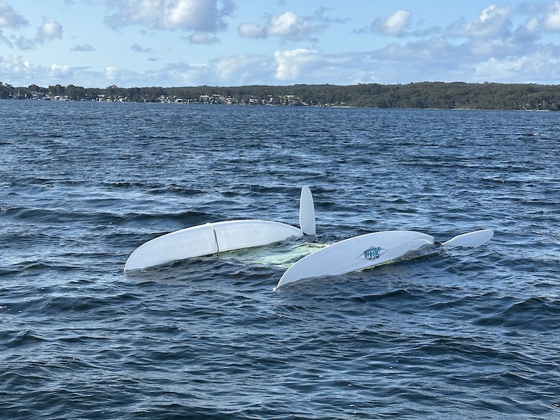 Marine Rescue Sussex Inlet assists capsized catamaran - Marine Business ...