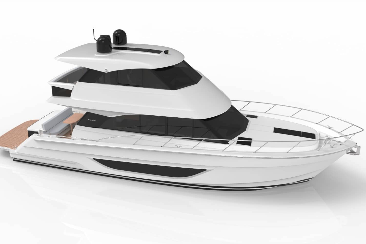 Maritimo M50 Flybridge and S50 Sedan Motor Yachts design and development update. - Marine ...