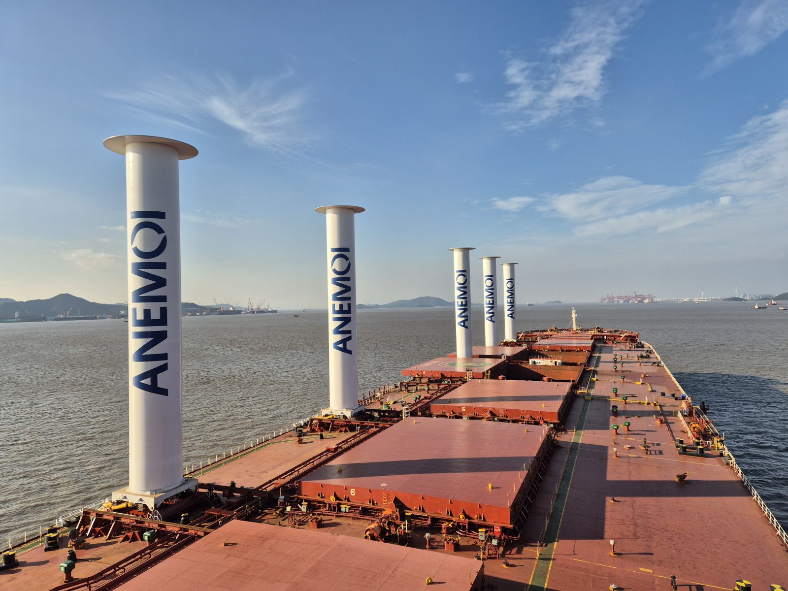 Anemoi completes installation of Rotor Sails onboard Vale VLOC in ...