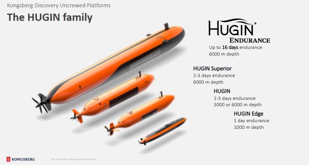 Kongsberg to start production of Hugin underwater vehicles in the U.S ...