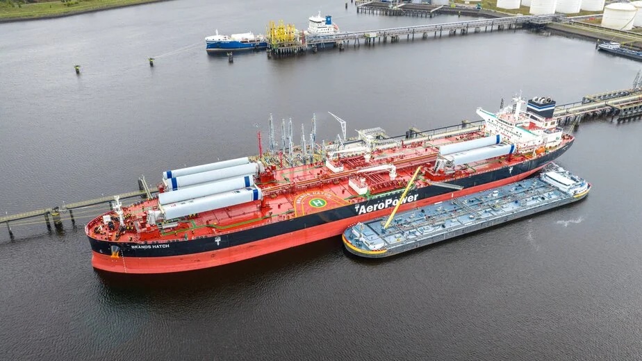 World’s First Wind-Assisted Newbuild Tanker Arrives in Europe, Proving ...