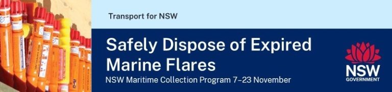 Transport for NSW Expired Marine Flare Collection Program Dates ...