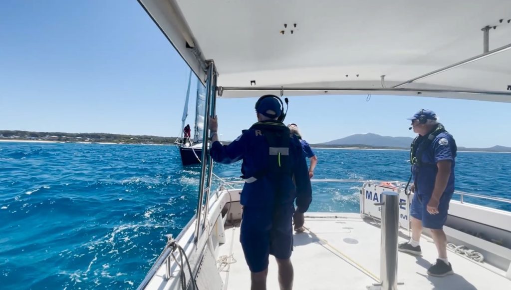 Marine Rescue Bermagui volunteers assist disabled yacht during Sydney ...