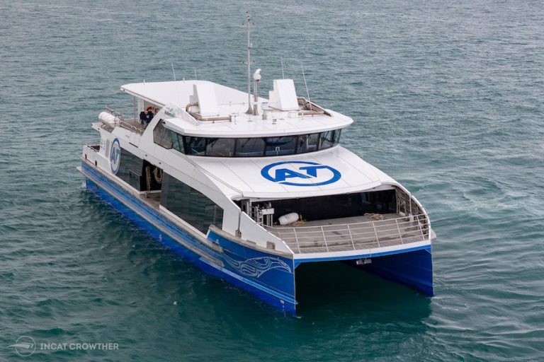 Auckland’s first Plug-In Hybrid Electric Fast Ferry performs ...
