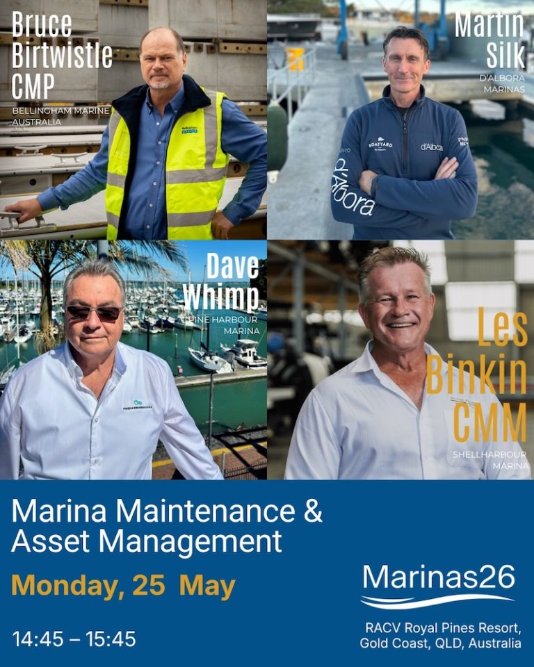 Marinas26 Conference Session Announcement – Marina Maintenance & Asset ...